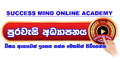 Success Mind Online Academy | 6 ශ්‍රේණිය